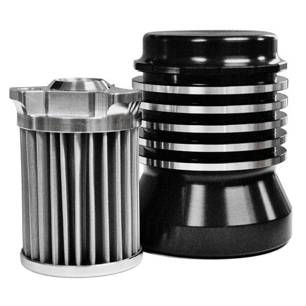 JAGG Stainless-steel Micronic Oil Filter - Black/Contrast cut | Baxter ...
